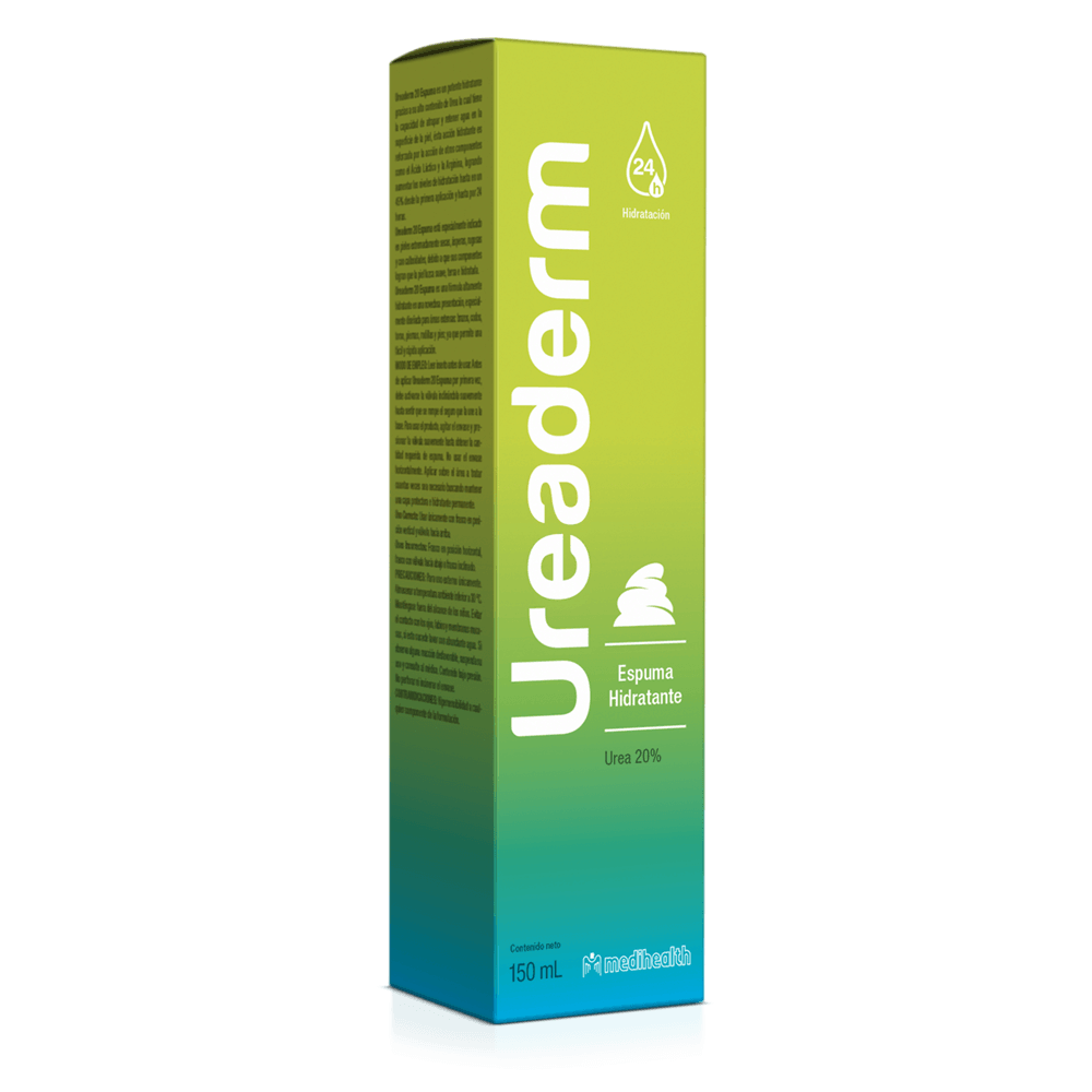 Ureaderm 20 Espuma | Espuma hidratante con Urea | Medihealth